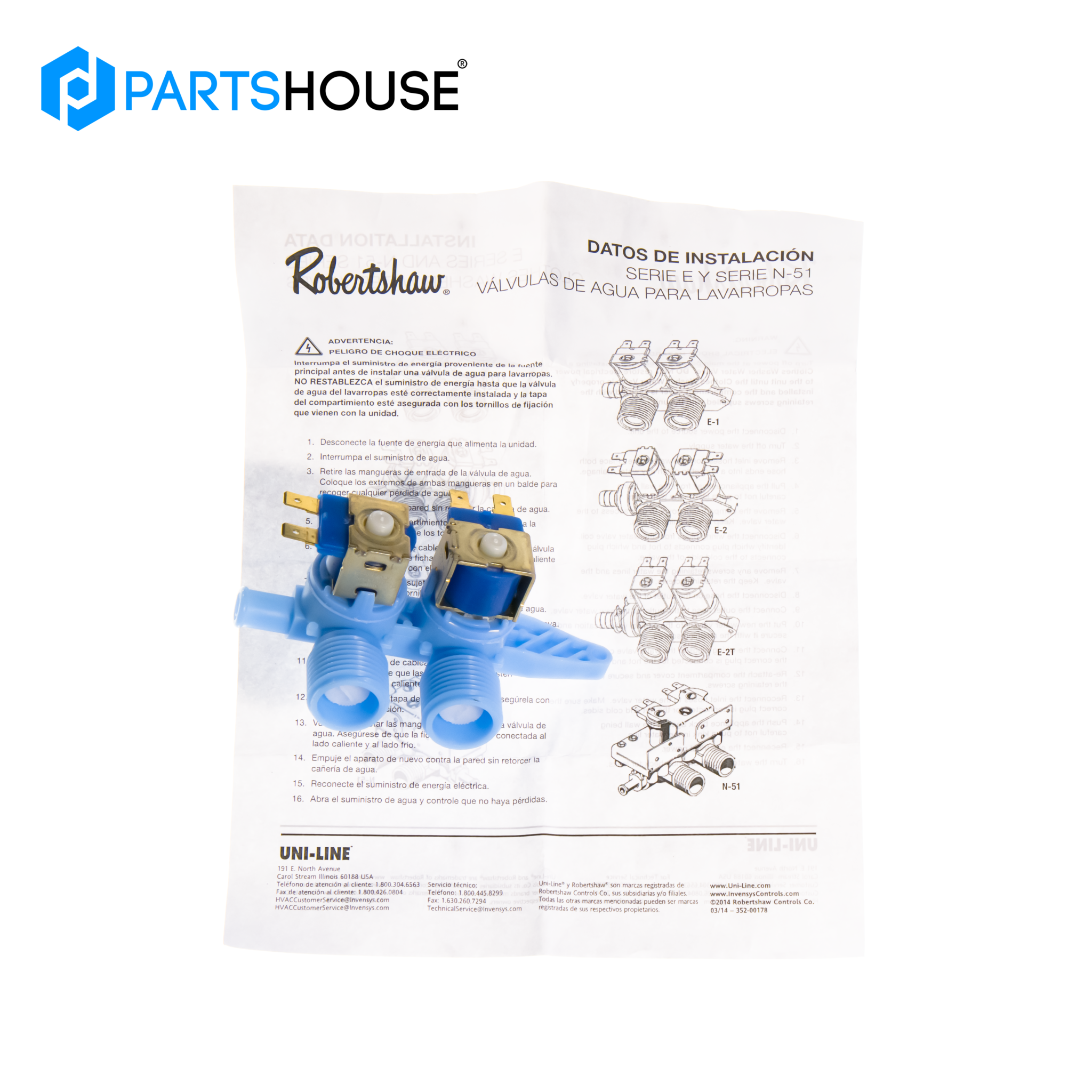 Robertshaw - Controles electrónicos y válvulas - Parts House